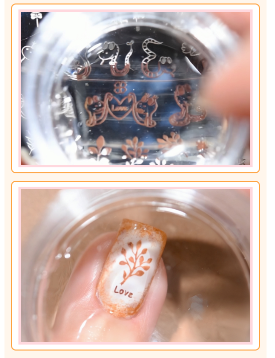 Autumn Leaf | Specimen in the Frame | Nail Stamping Tutorial【KADSNailArt】