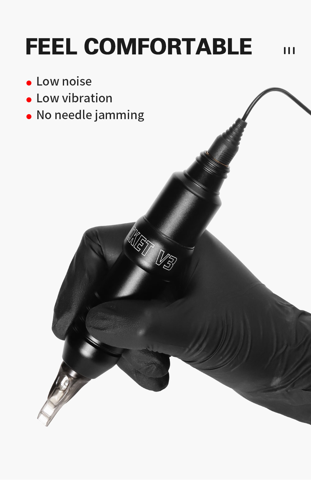 Rocket V3 Tattoo Machine Premium Coreless Motor cartridge Tattoo Pens