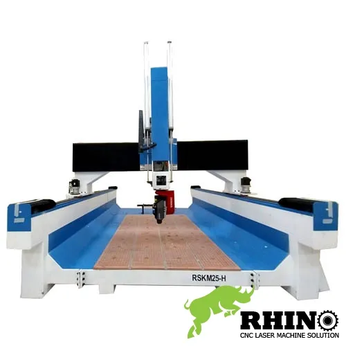 Maximizing Efficiency with the Rhino 5 Axis CNC Router