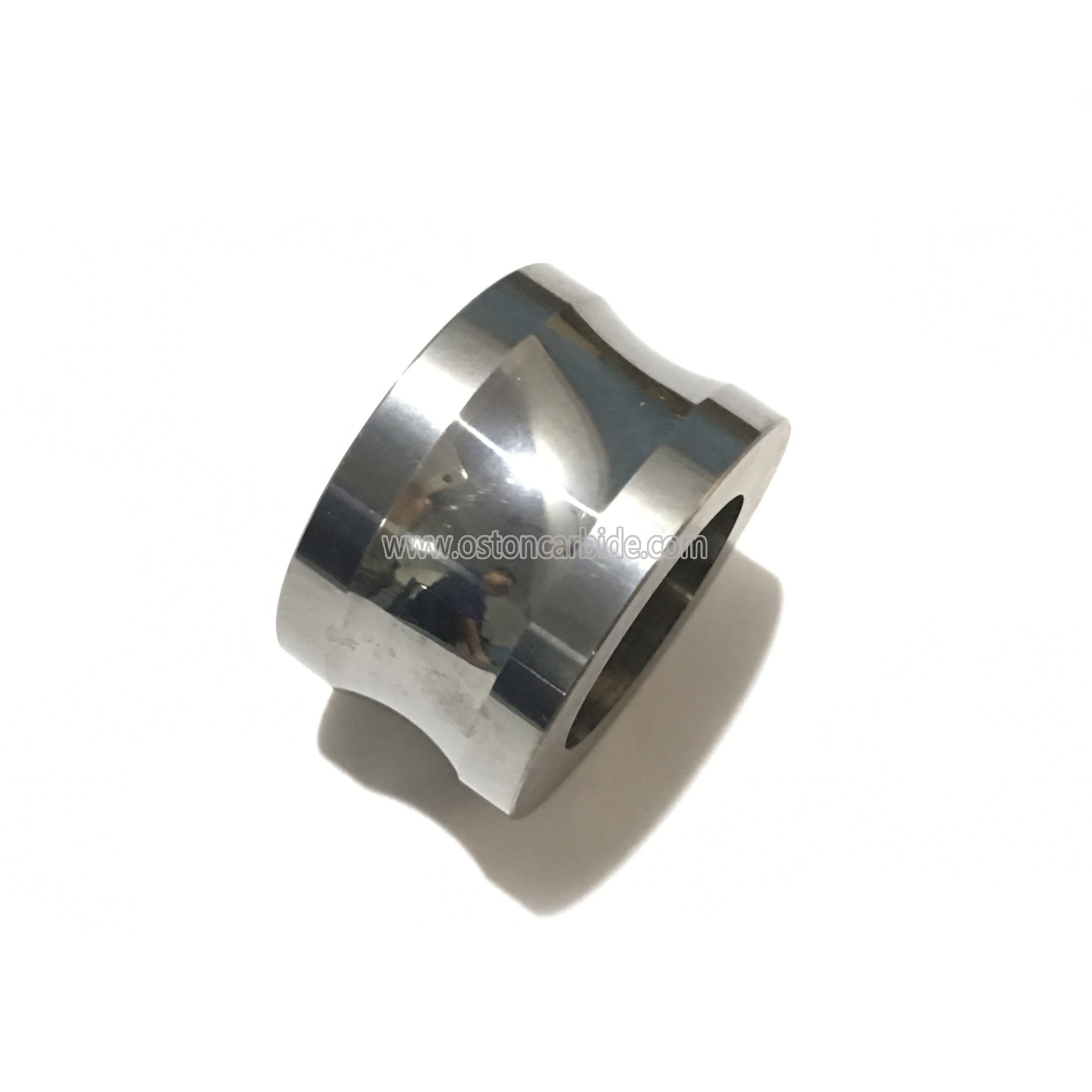 Hard Alloy Wire Guide Rolls Tungsten Carbide Roller YG8 / YG15 For Wire Straightening Machine