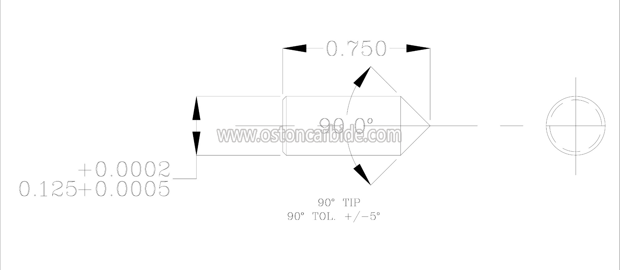 Tungsten Carbide Engraving Pen Carbide Scribe Replacement Tips / Hard ...