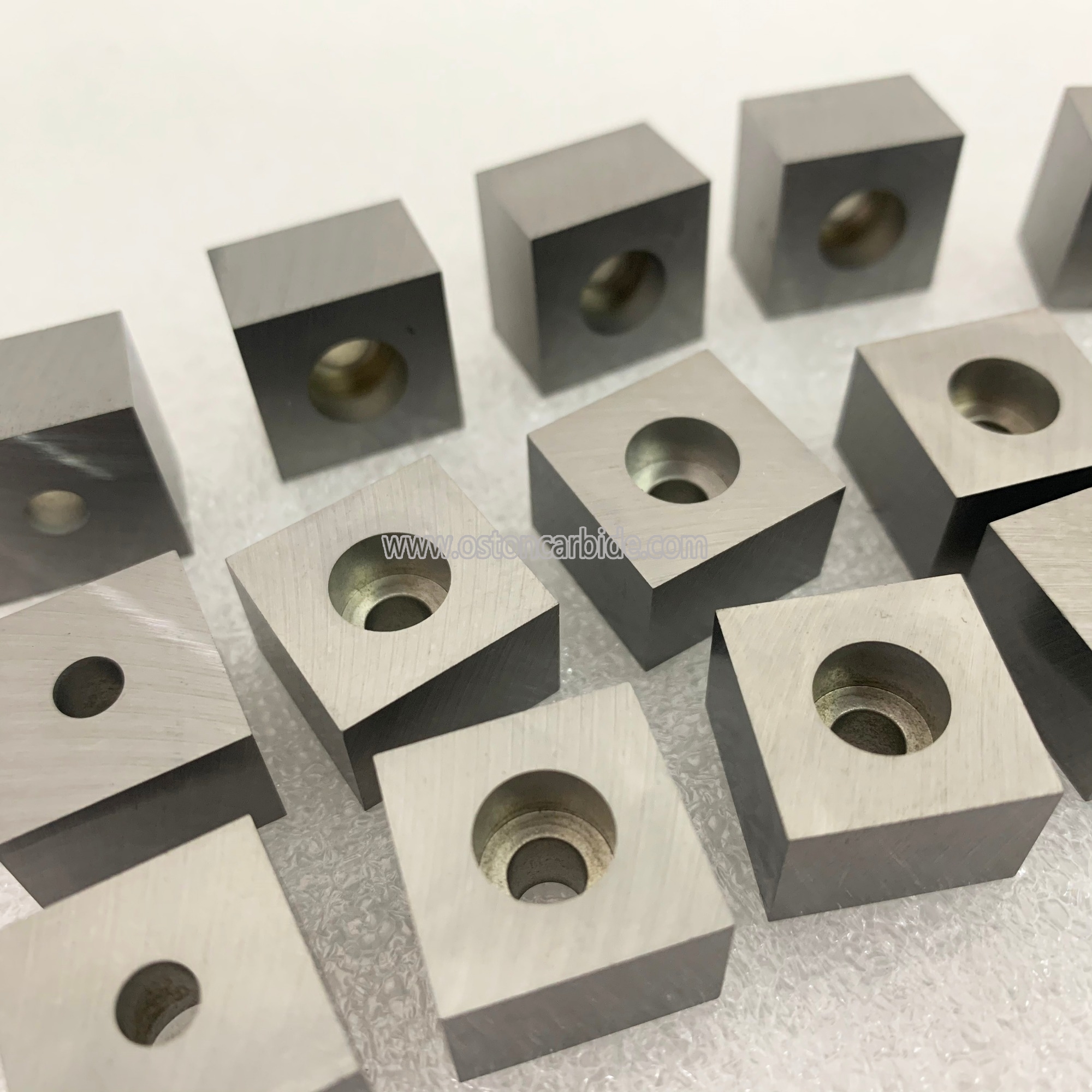 K30 Tungsten Carbide Square Blocks with Fixing Bore Hole