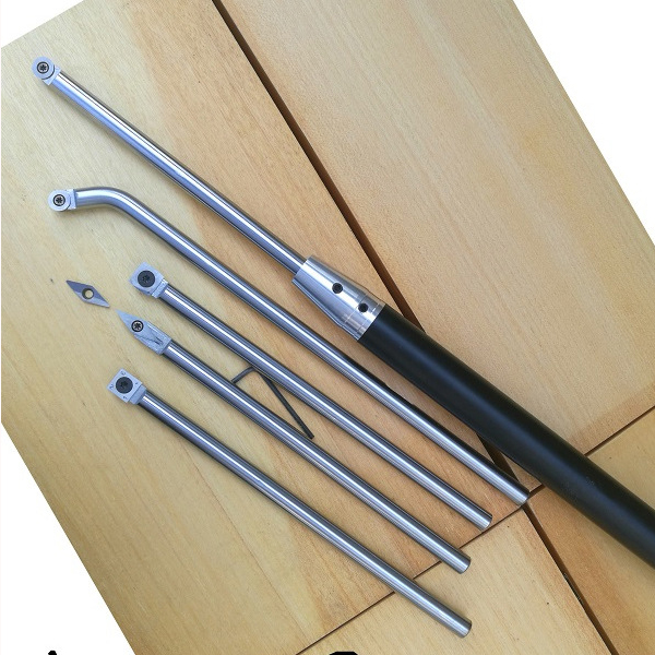 Aluminium Alloy Handle Round Arbor Woodturning Sticks Tools Carbide Cutters