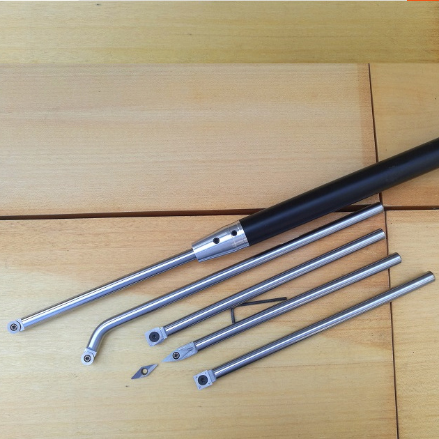 Aluminium Alloy Handle Round Arbor Woodturning Sticks Tools Carbide Cutters