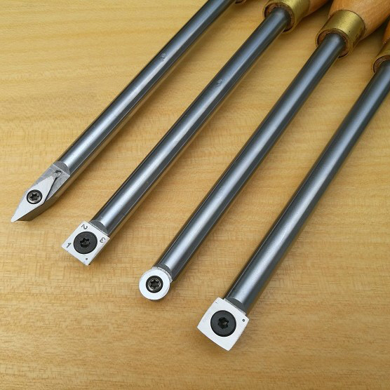 Wood Handle Round Shank Woodworking Tools with Original Carbide Cutters