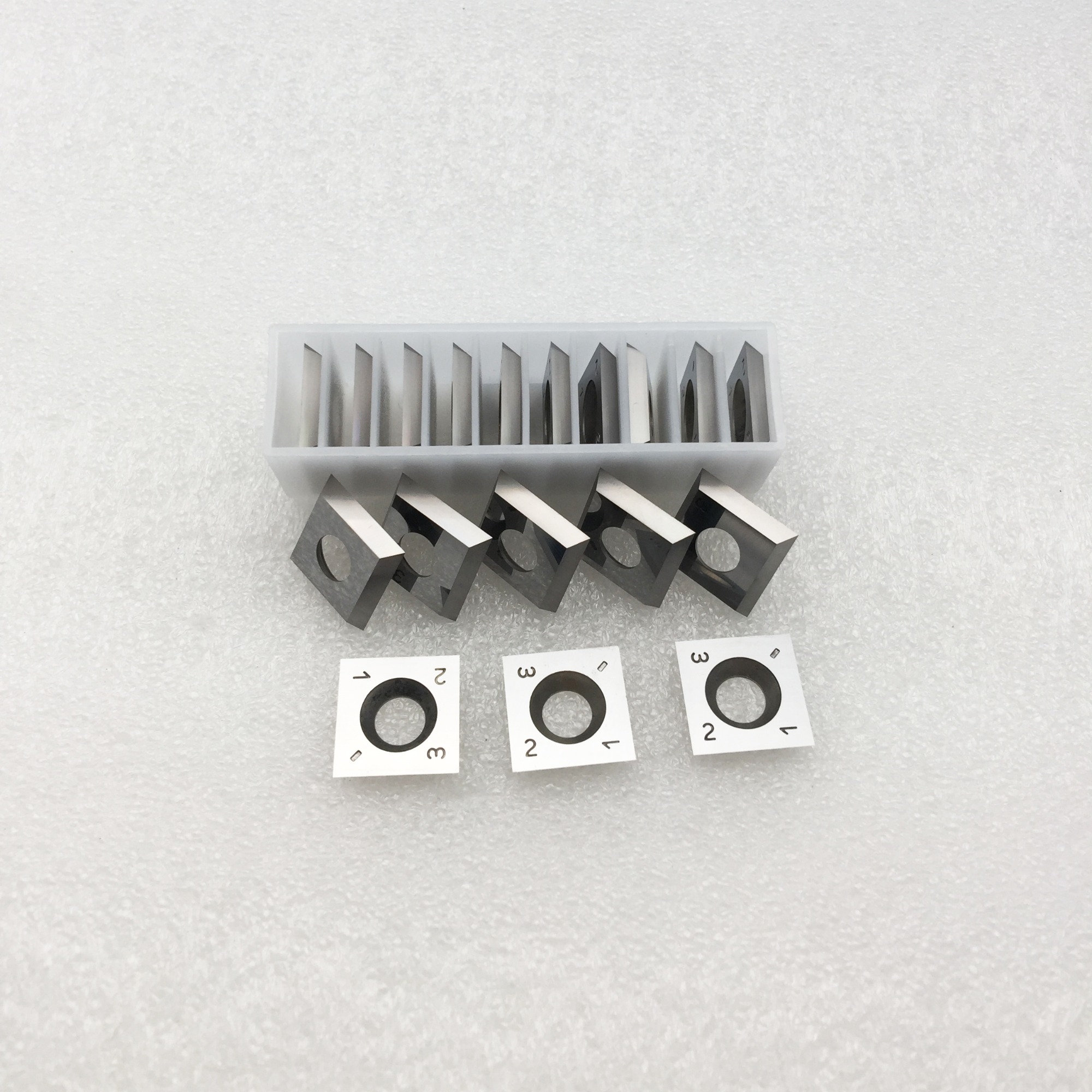 14x14x2mm Tungsten Carbide inserts for wood jointer helical cutter head