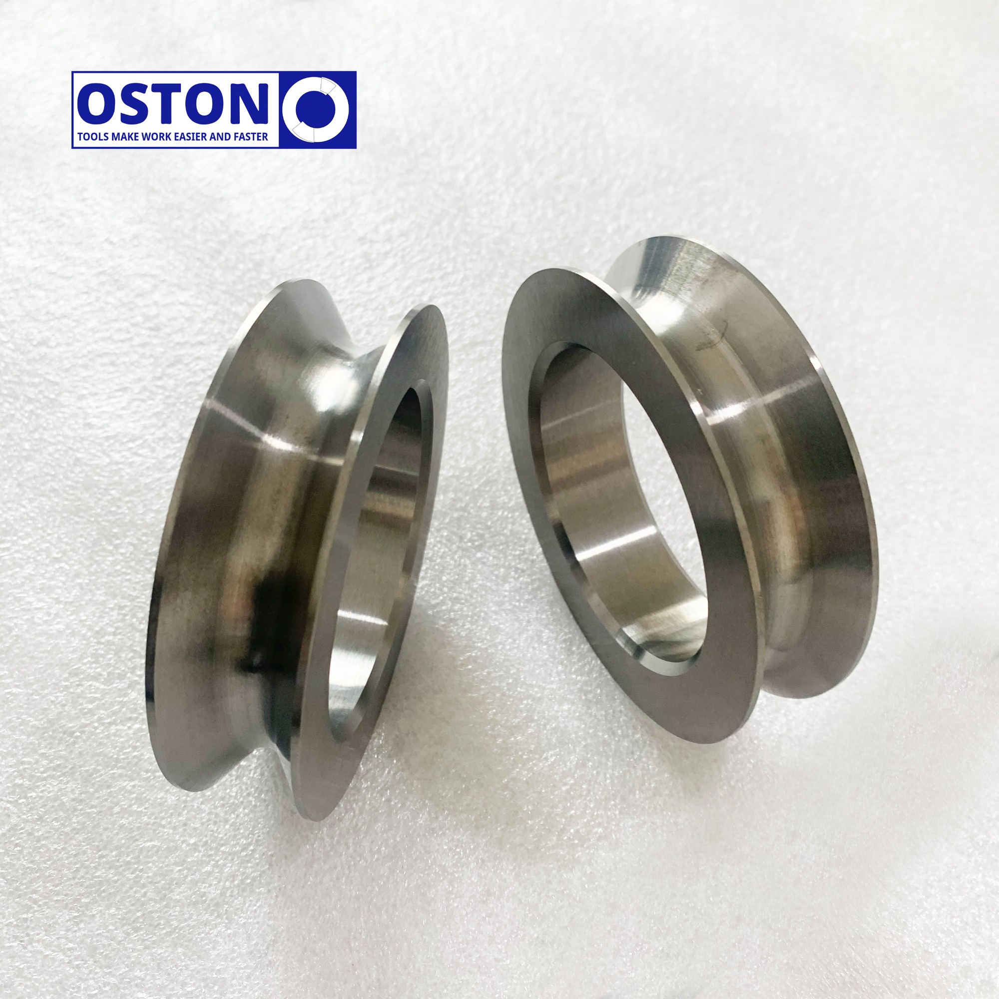 YG8 D90*d62*26mm Cemented Carbide Grooved Wire Traction Roller