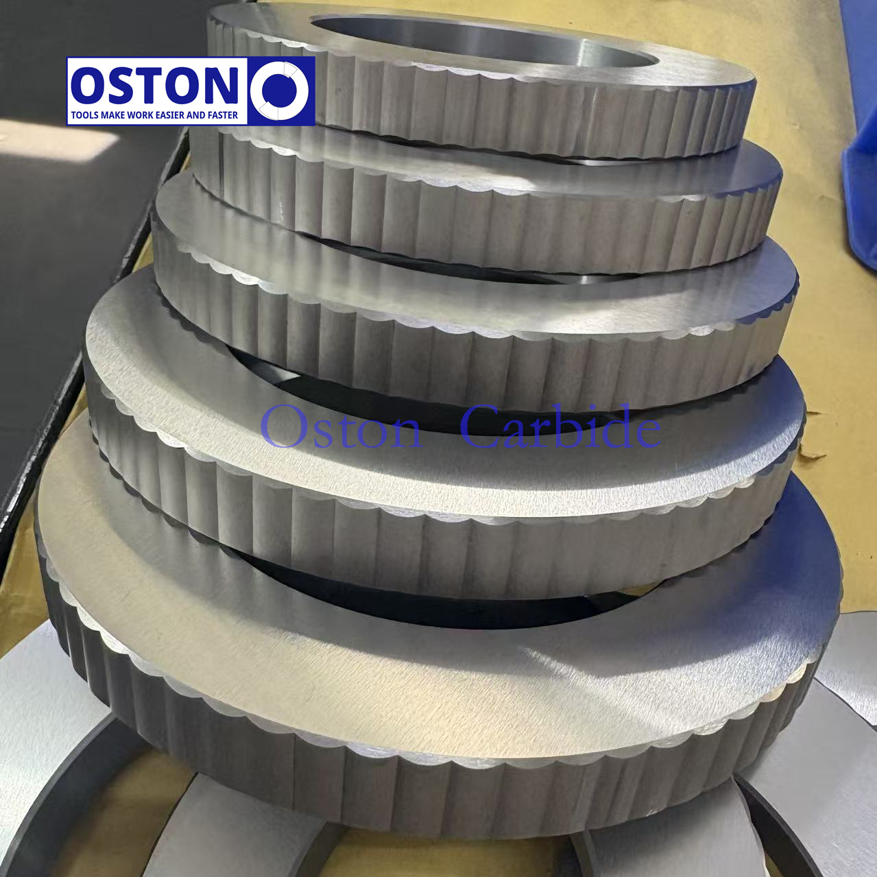 G20/G30 Grade D128*d84*15mm Tungsten Carbide Wire Transport Rolls With ...