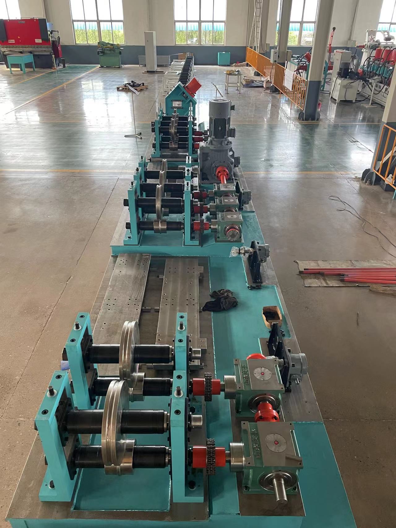 roll forming machine for upright and beam , storage