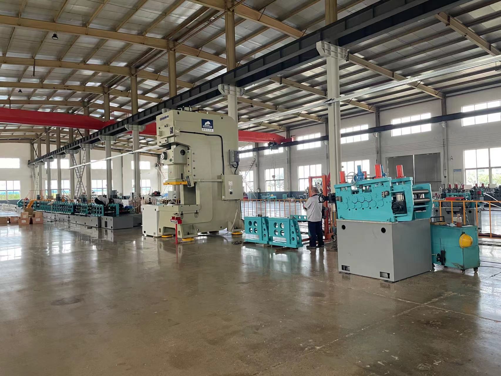 roll forming machine for upright and beam , storage