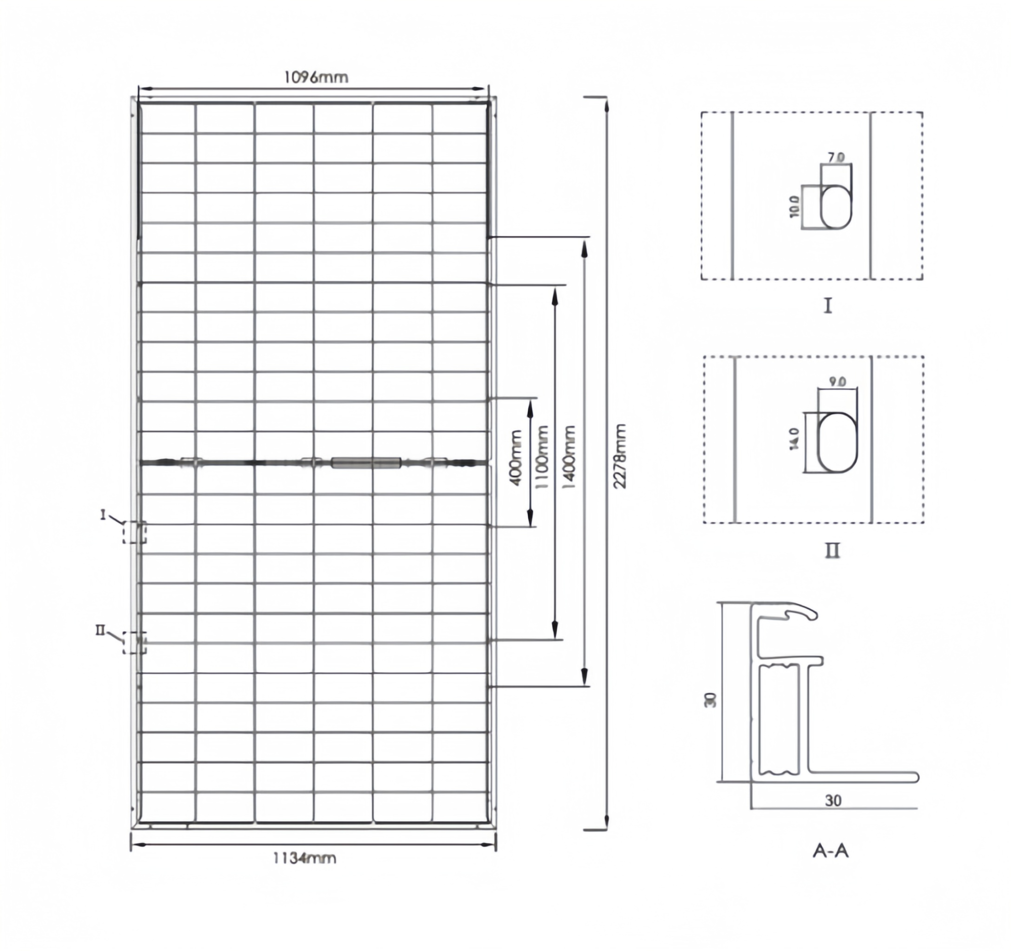Solar Panel-590W GPM10TG-590