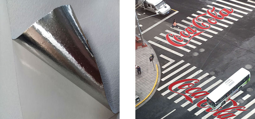 Printable pavement graphics | asphalt road graphics-K2