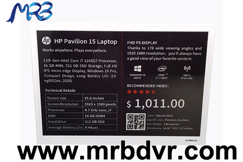 MRB 13.3 inch digital price tag for retail stores,Electronic Shelf Label