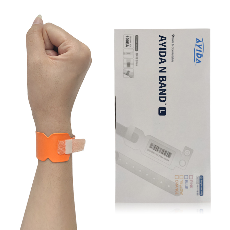 Medical Soft PVC vinyl snap rfid Wristband ID Band Baby Identification ...