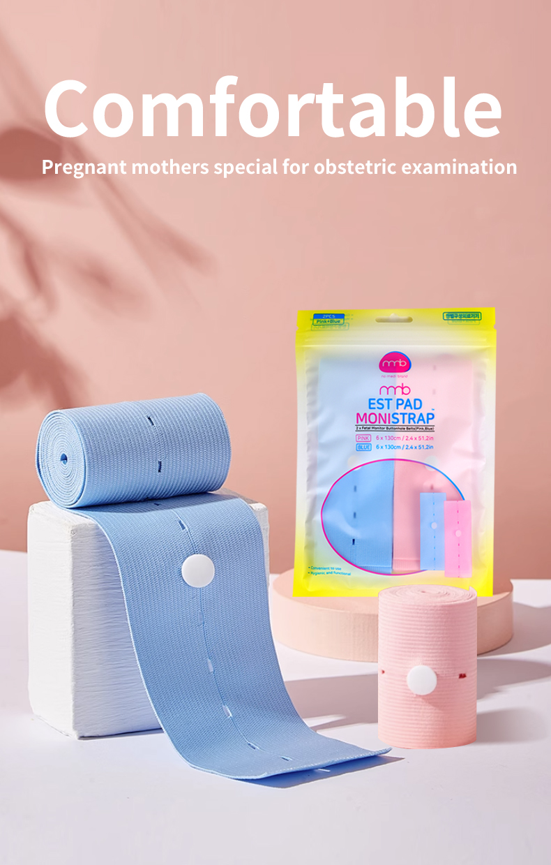 Adjustable fetal heart rate monitoring tape for pregnant women