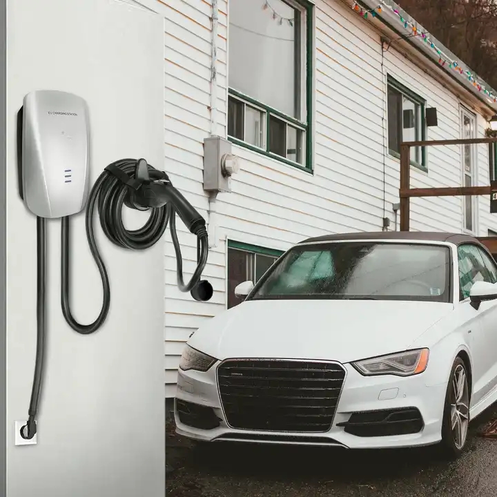 Level 2 EV Charger,32/40/48 Amp Home Electric Vehicle Charger, NEMA 14 ...