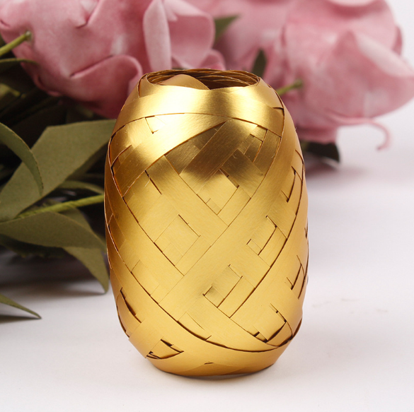 Poly Curling Ribbons Metallic Gold 5mmx10m