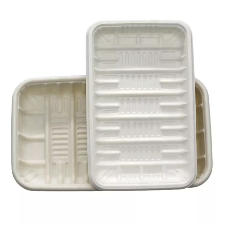 Disposable Plastic Dental Instrument Tray with Curved Surfaces