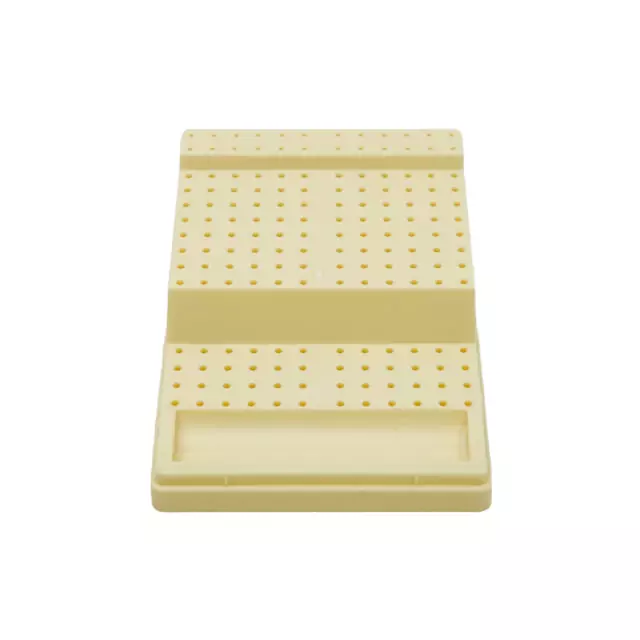 168-Hole Dental Bur Block Holder with Flat Lid