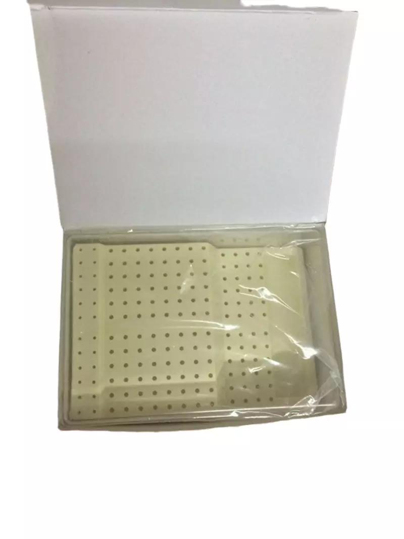 168-Hole Dental Bur Block Holder with Flat Lid