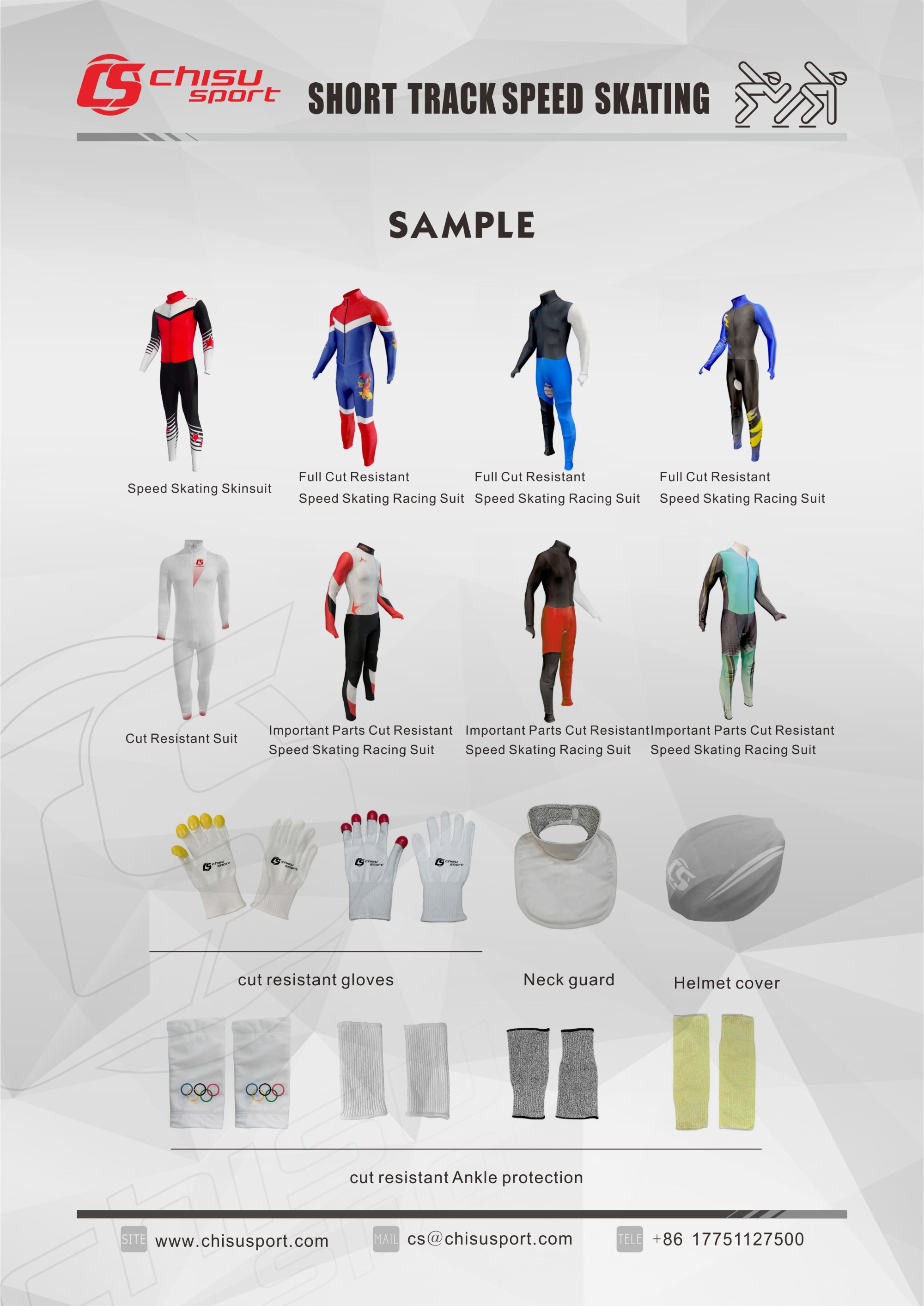 short track speed skating suit custom