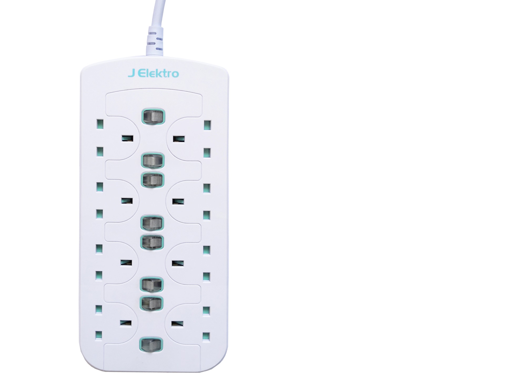 J Elektro Power Strips Multi-Socket Extension Leads and USB Charger