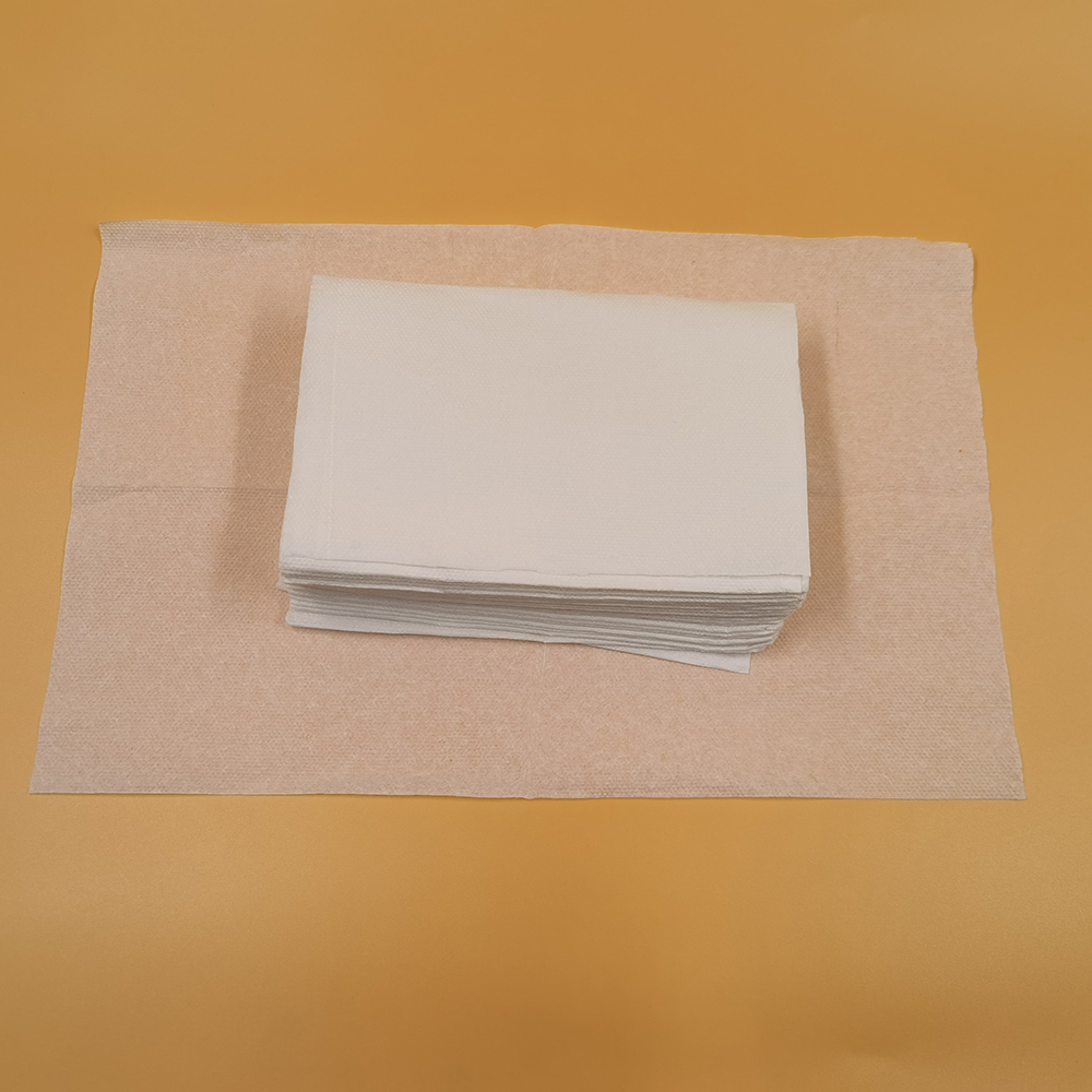 Kraft Wide Interfold 6 1/2" x 8 1/2" Dispenser Napkin - 6000/Case