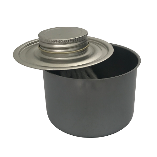 Screw cap tin cans with 83mm Diameter for 6hours burning