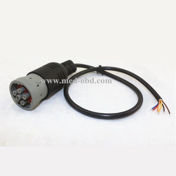 Cable, Female J1708 (6pin) To Open End, 1ft, 6pins Wired,SAE J1939 ...