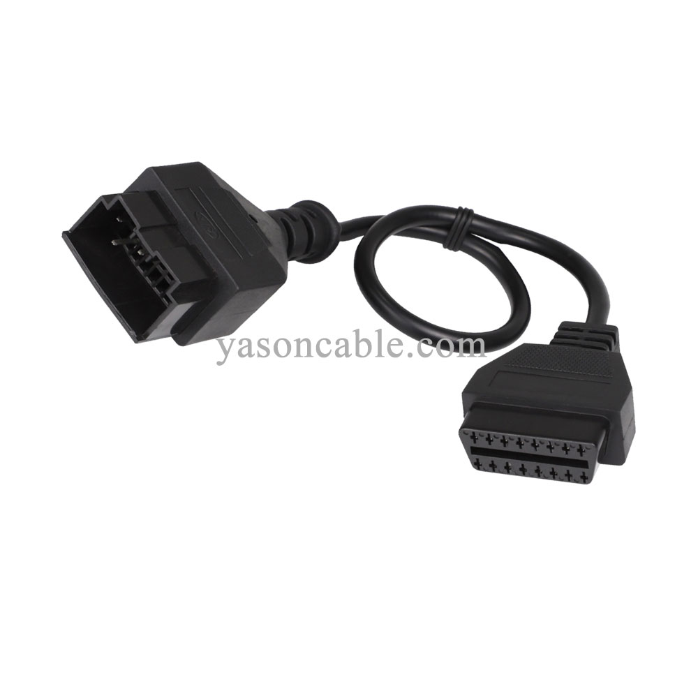16Pin Female To 3Pin OBDII j1962 cable manufacturer