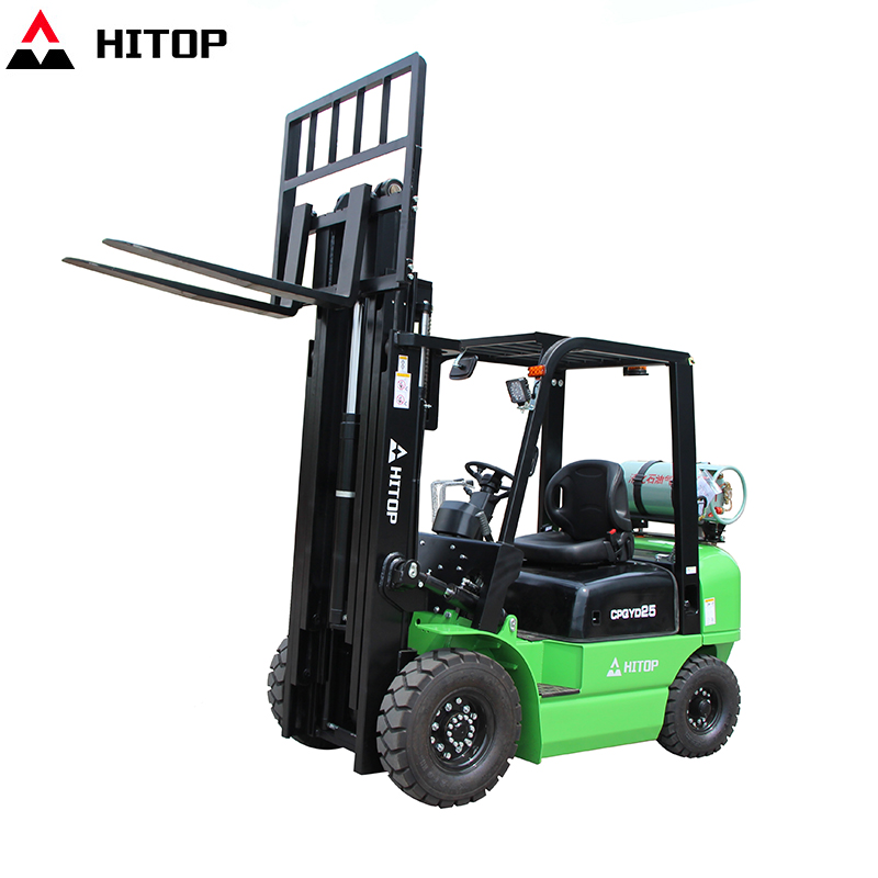 Hitop Cpqyd25 3 Stage 2.5 Ton Lpg Gasoline Forklift