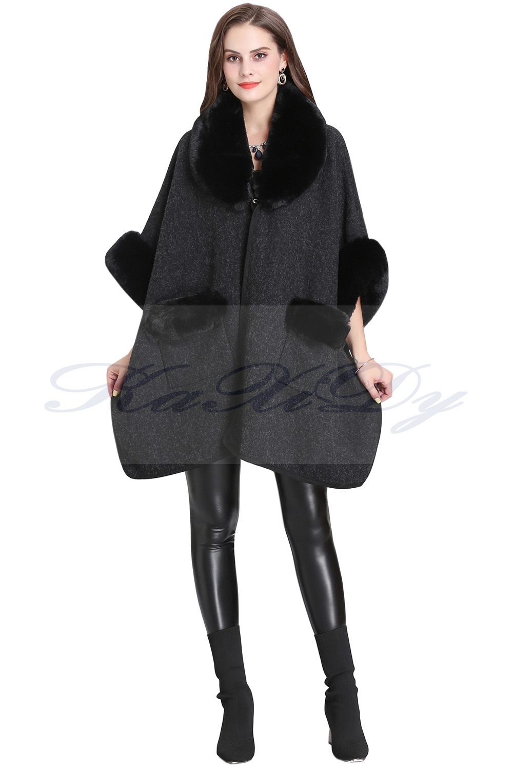 Chaqueta de lana con capucha Chaquetas de invierno para mujer, abrigo ...