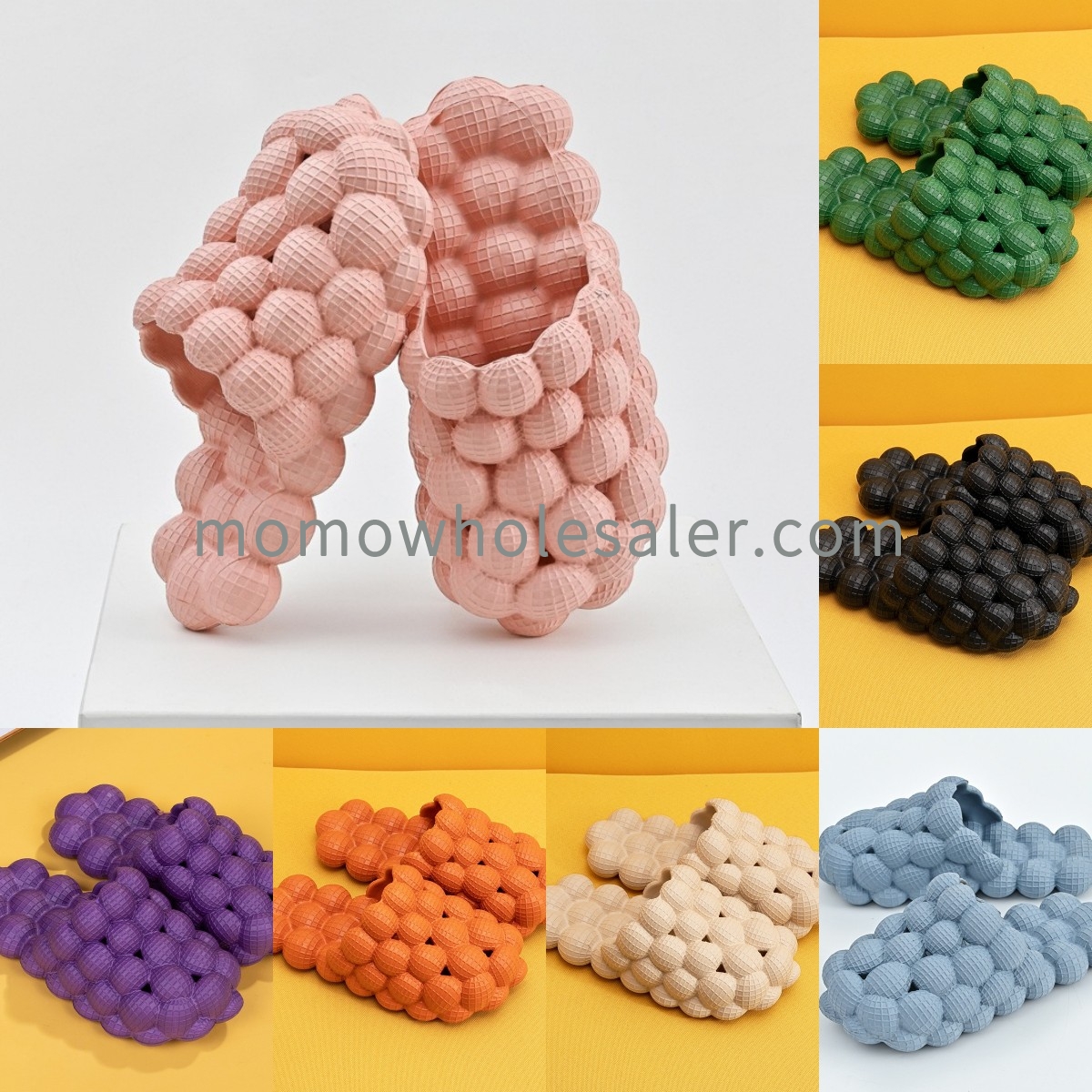 Purple grape slippers Africa Middle East Europe America men's bubble ...