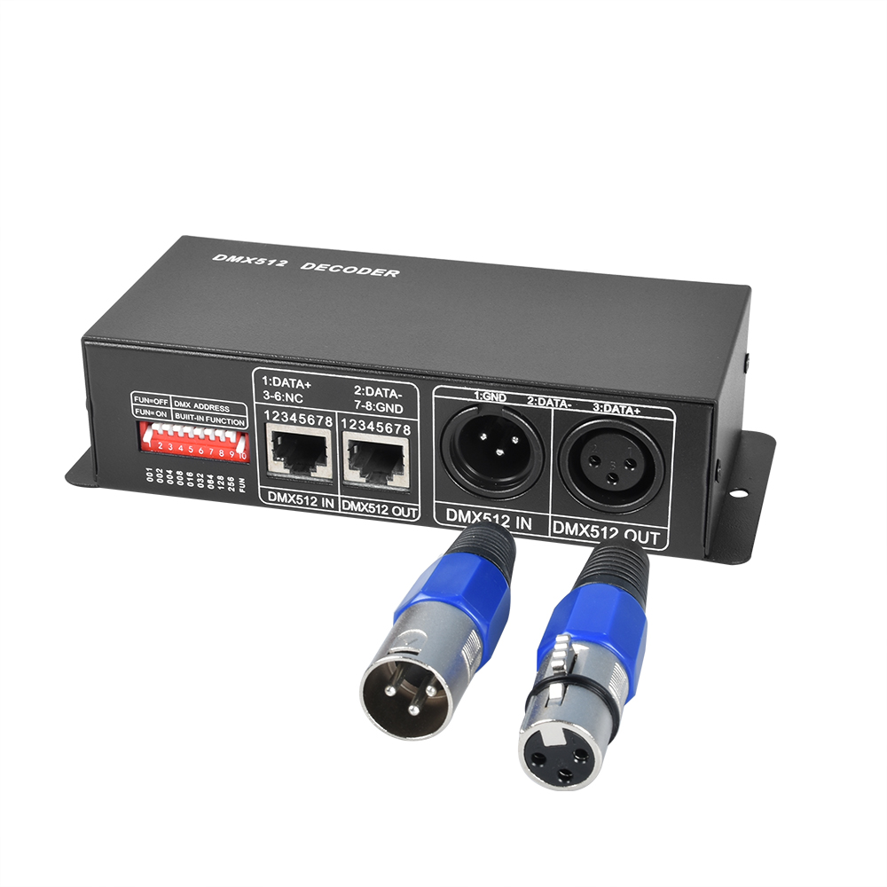 4 Channel 4*4A DMX LED Decoder,LED Controller