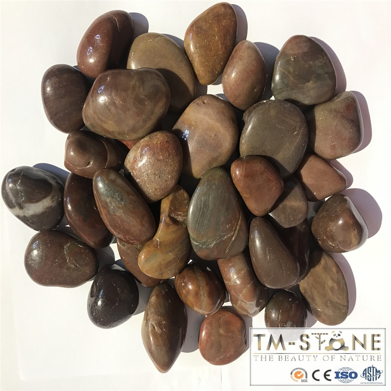 TM-PR002 Red Pebble,Natural Pebble or Cobble Stone
