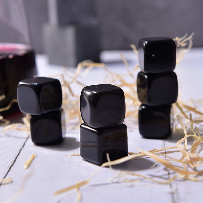 Obsidian Whisky Stone Black Ice Cube Whiskey Stone