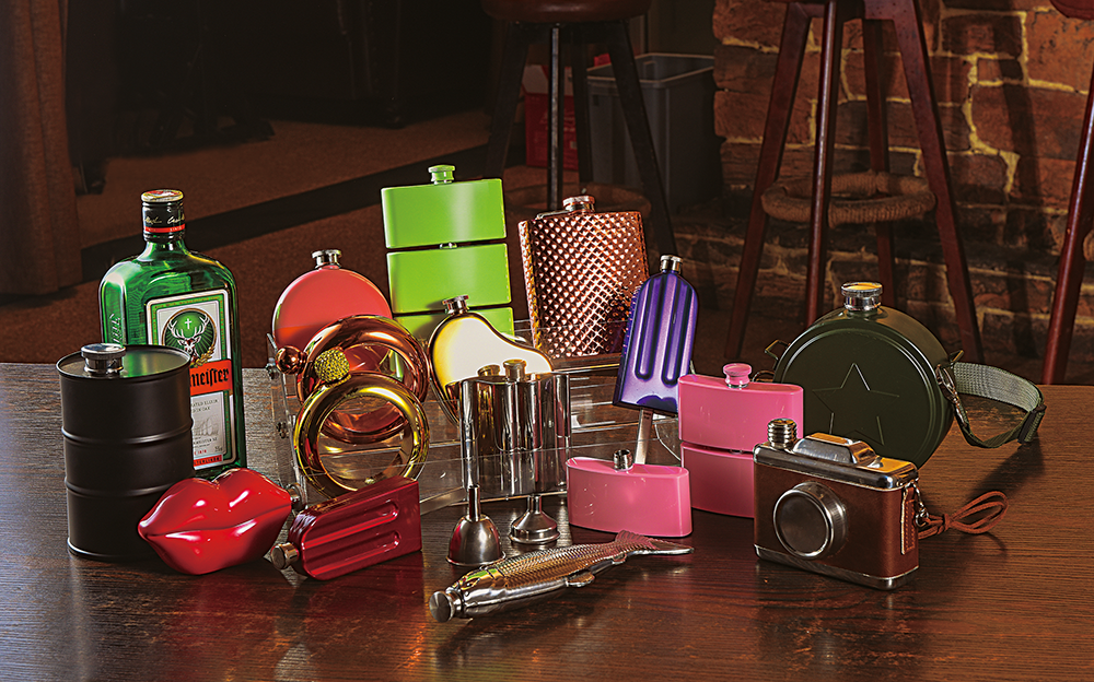 Unconventional Hip Flasks Hip Flasks In Different Shapes Nonstandard Flasks