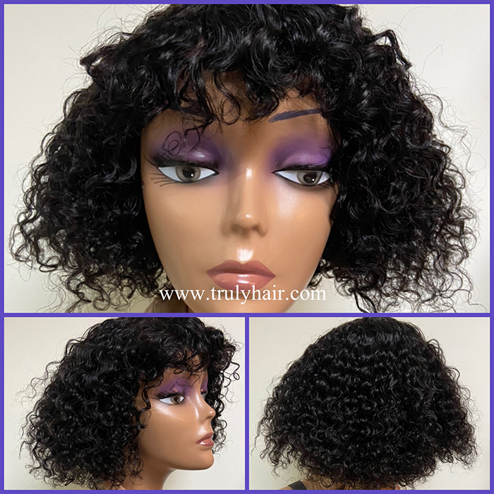 Curly bob wig
