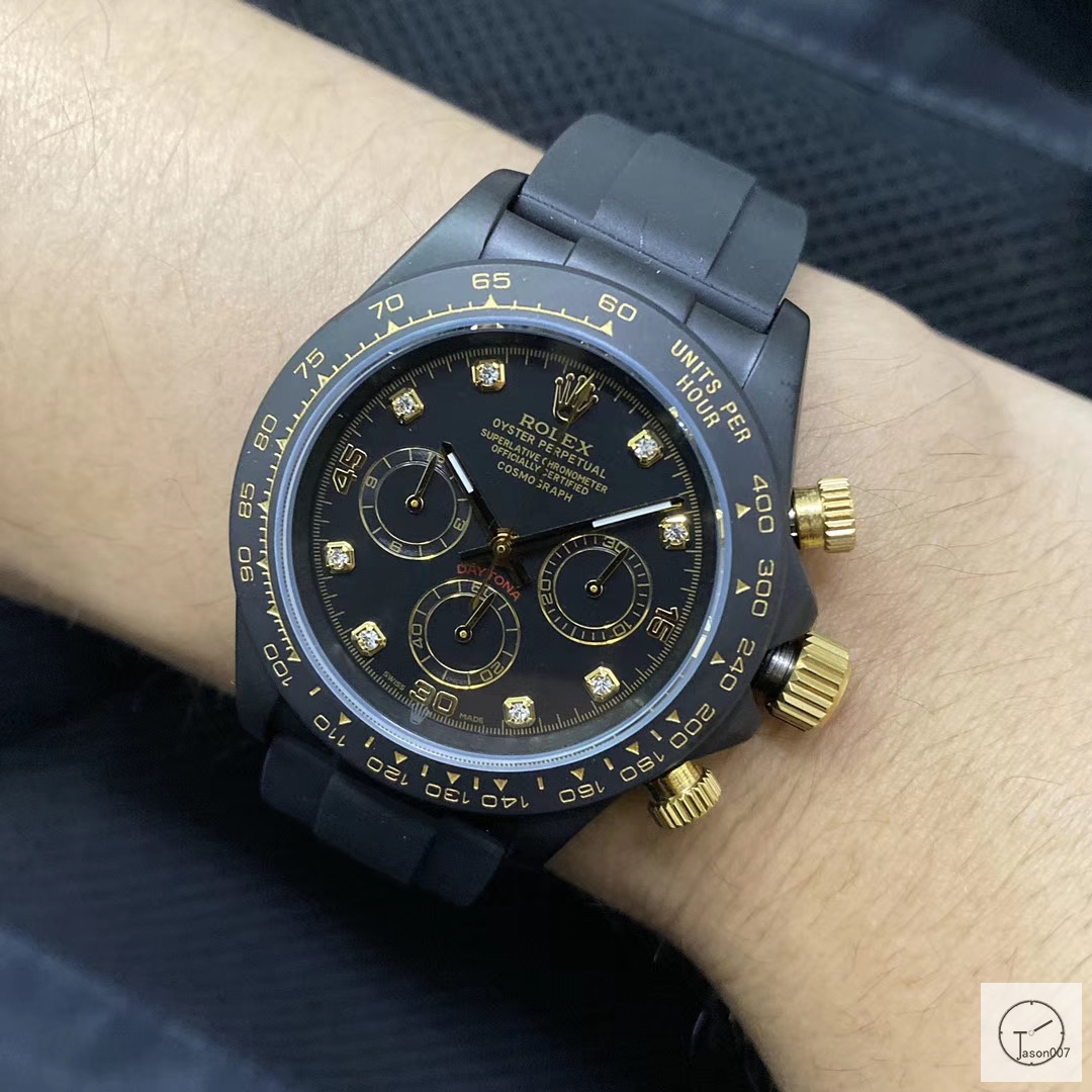 U1 Factory Rolex Daytona PVD Black Case Black Dial Ceramic Bezel ...
