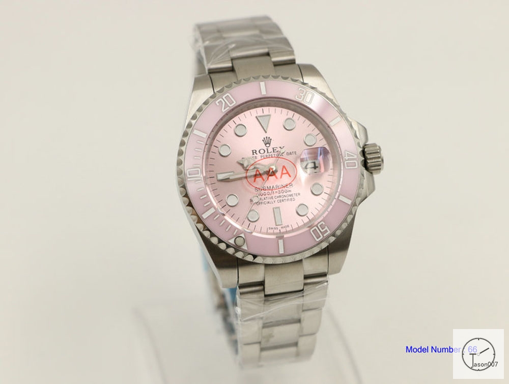 Rolex Submariner Date Ceramic Bezel Pink Dial Men's Watch 116610 ...