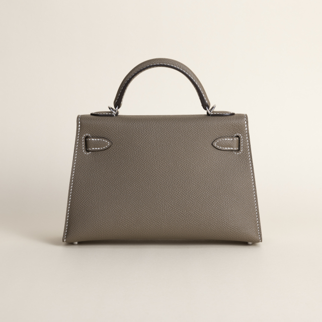 Mini kelly Epsom Ck18 Etoupe phw