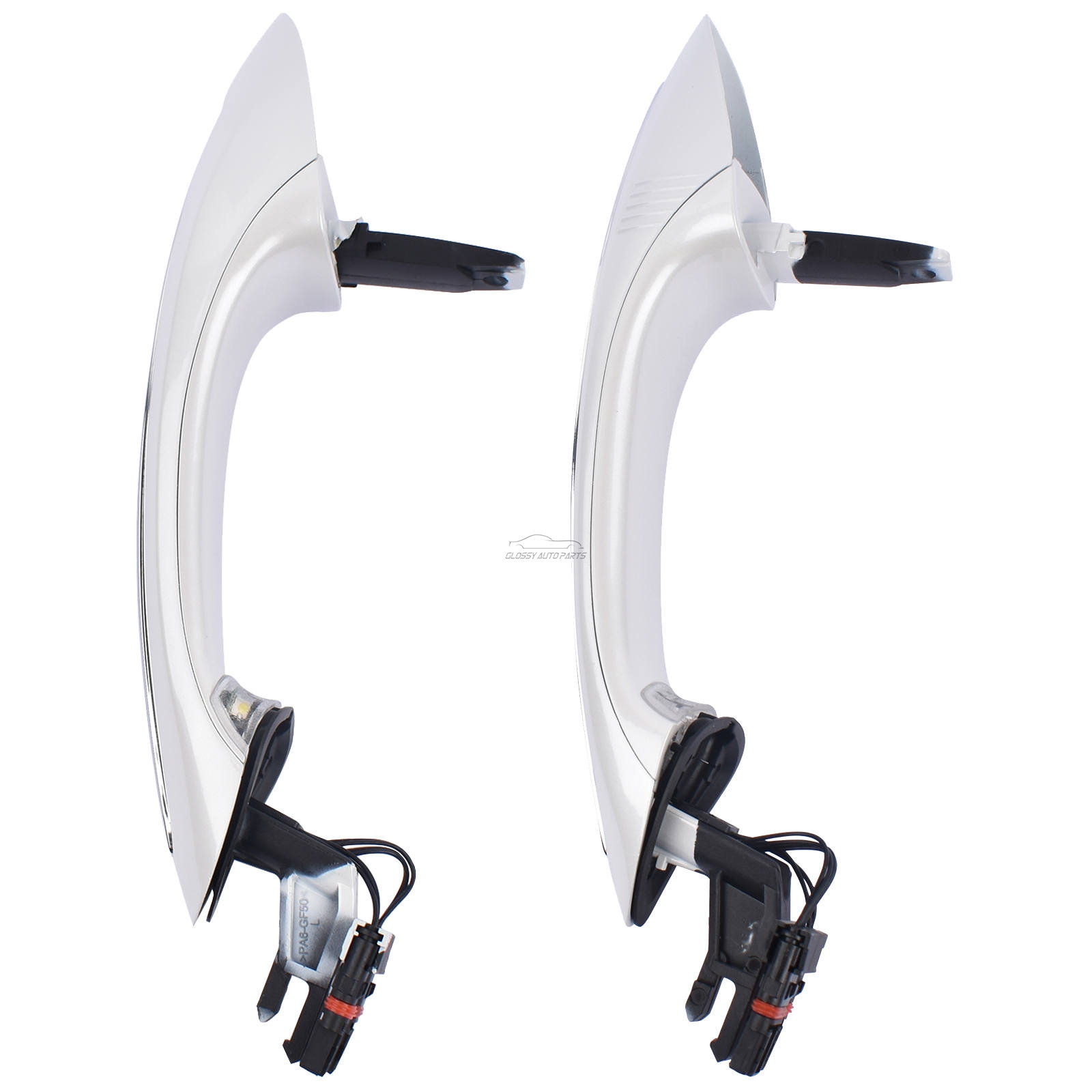 White Front Left and Right Door Handle For BMW 5 6 7 SERIES F07 F10 F11 ...