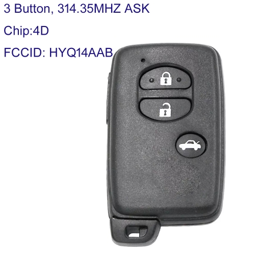MK410002 3 Button 434MHz Smart Key Remote for Tesla Model S Auto Car ...