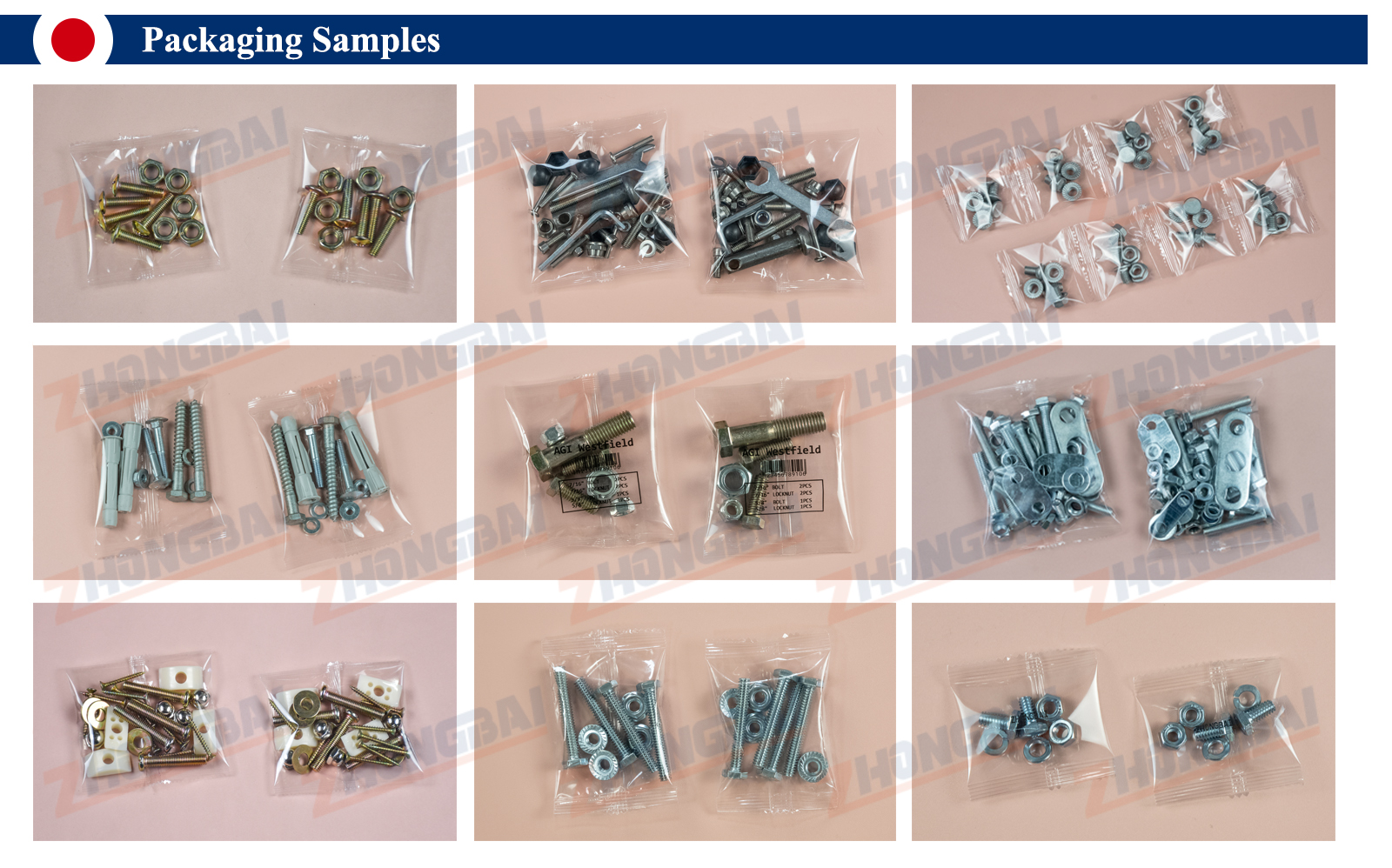 Bolt and Nut Sorting Bagging Machine | ZHONGBAI