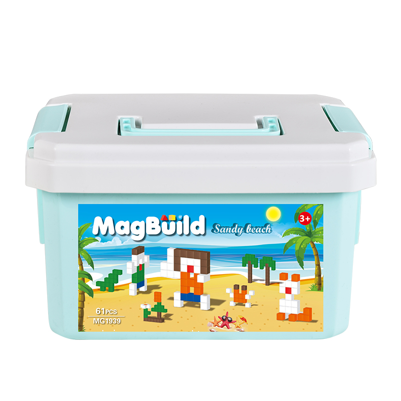 Mgnetic Cubes Solid Color 61pcs