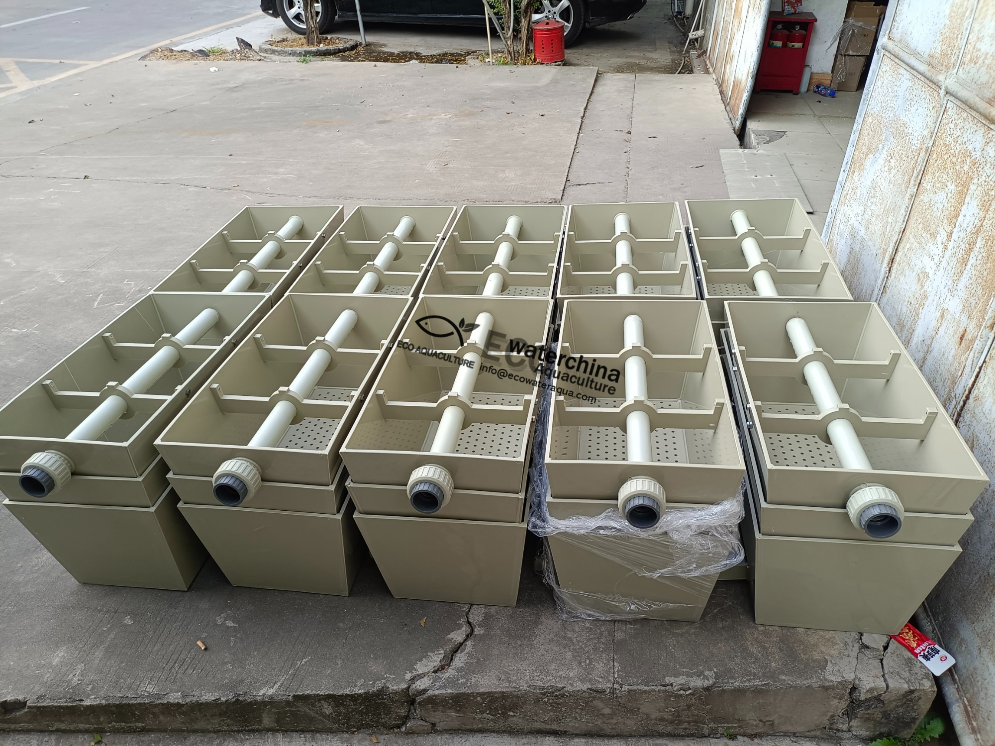 A remarkable invention by fish farmers: " Drip-filter