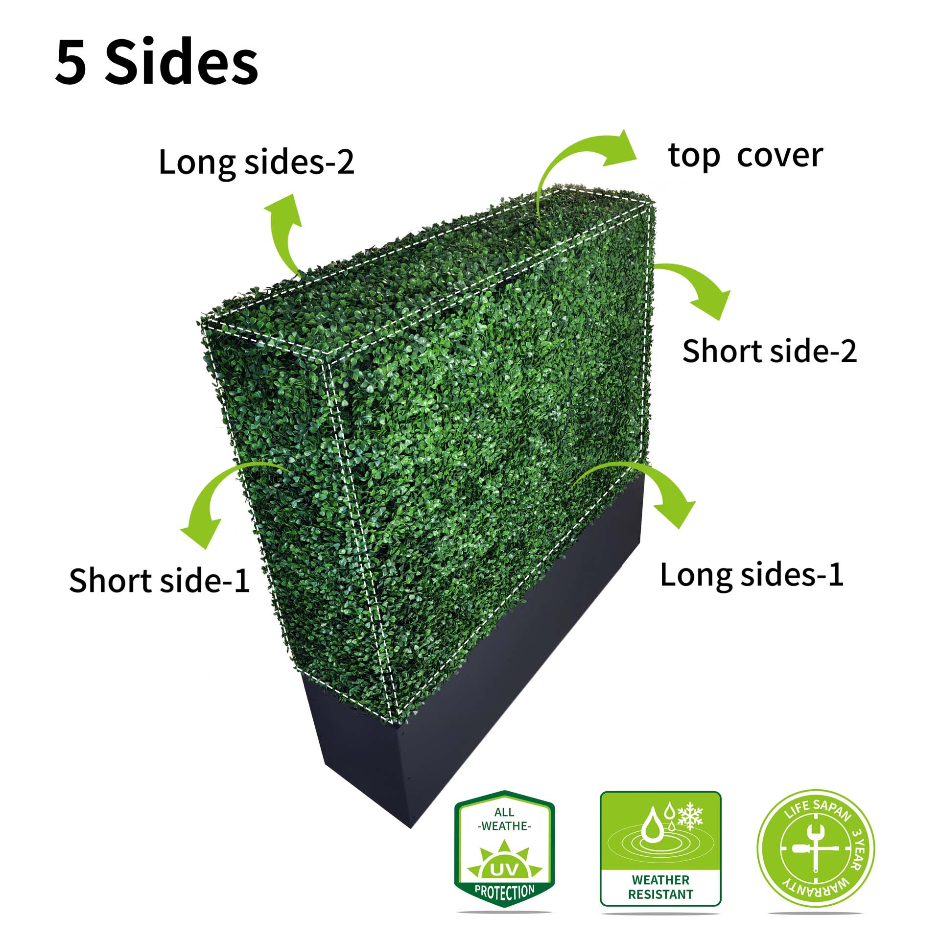 Artificial Hedge Walls |artificial boxwood hedge| greenery panels wall