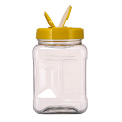Wholesale 16oz Square Plastic Spice Jar With Shaker Lid