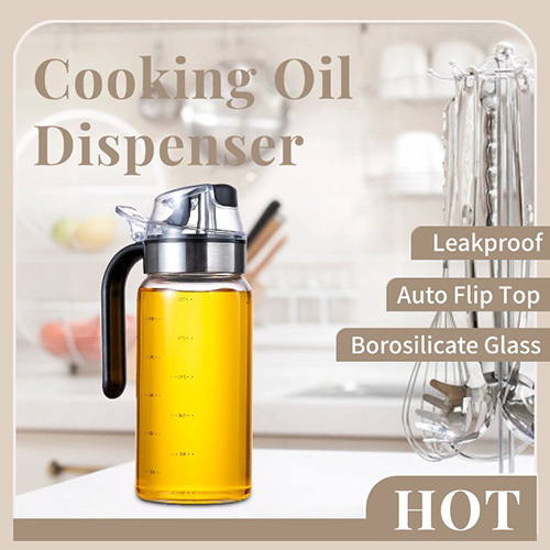 Bulk Automatic Flip-top Oil Dispenser For Kitchen