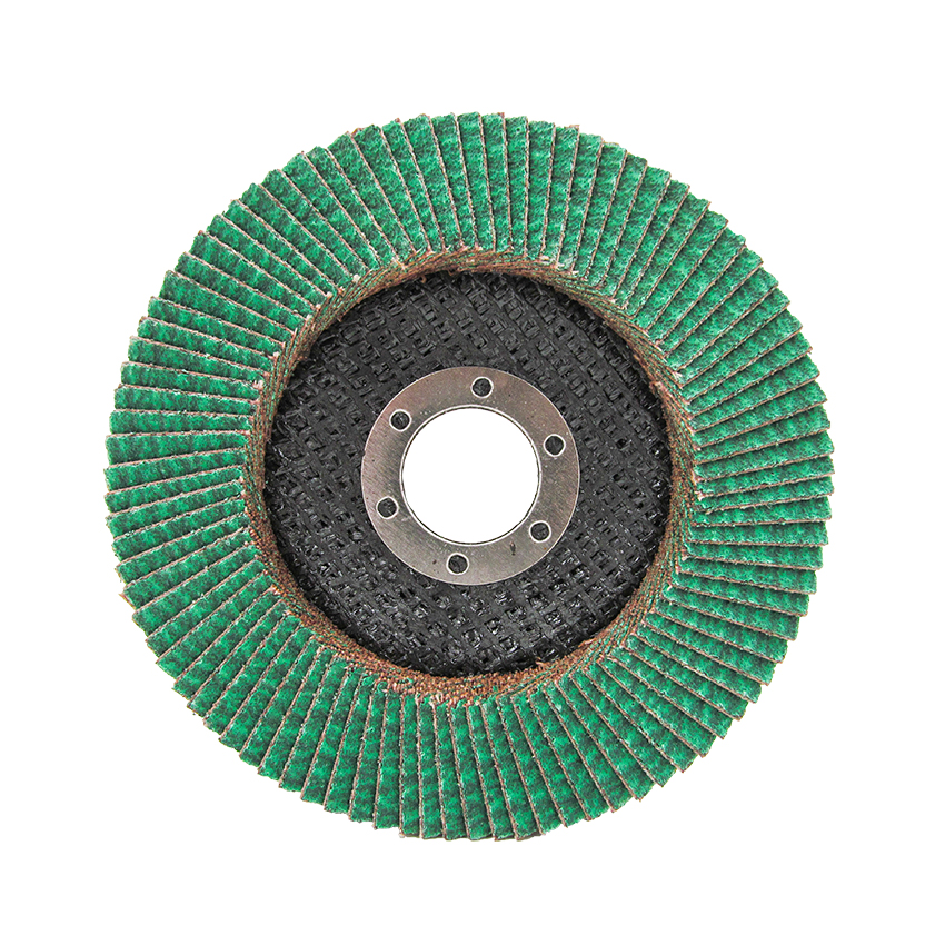 Green Zirconia Flap Disc with Fiberglass Backing